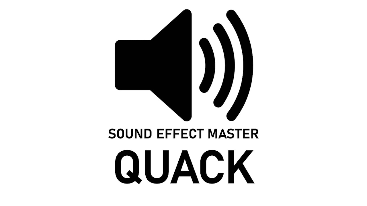 QUACK Sound Effect - YouTube