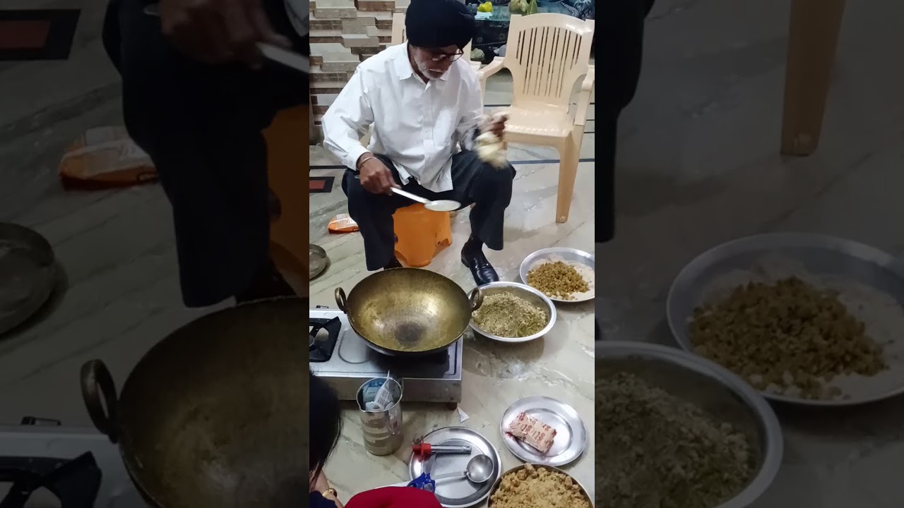 Nana ji making pangeri - YouTube