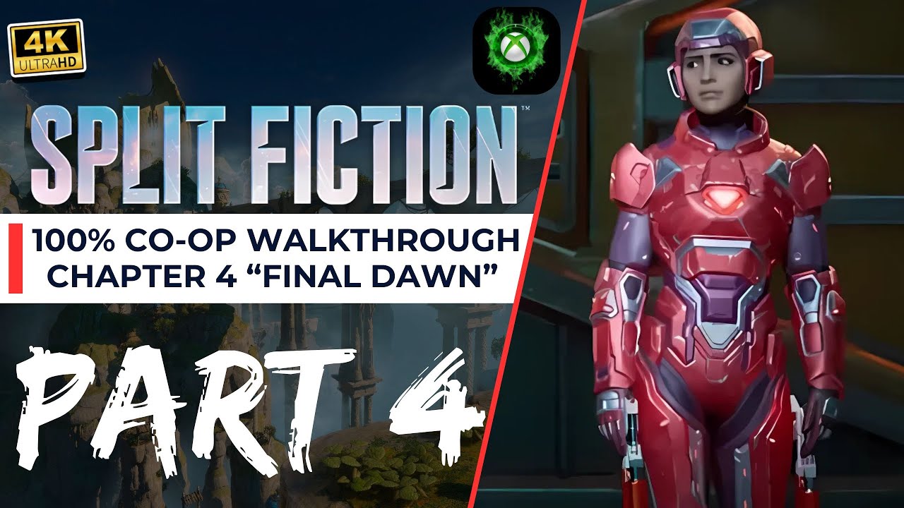 Split Fiction 100% CO-OP Walkthrough Part 4 [Chapter 4] Final Dawn ...