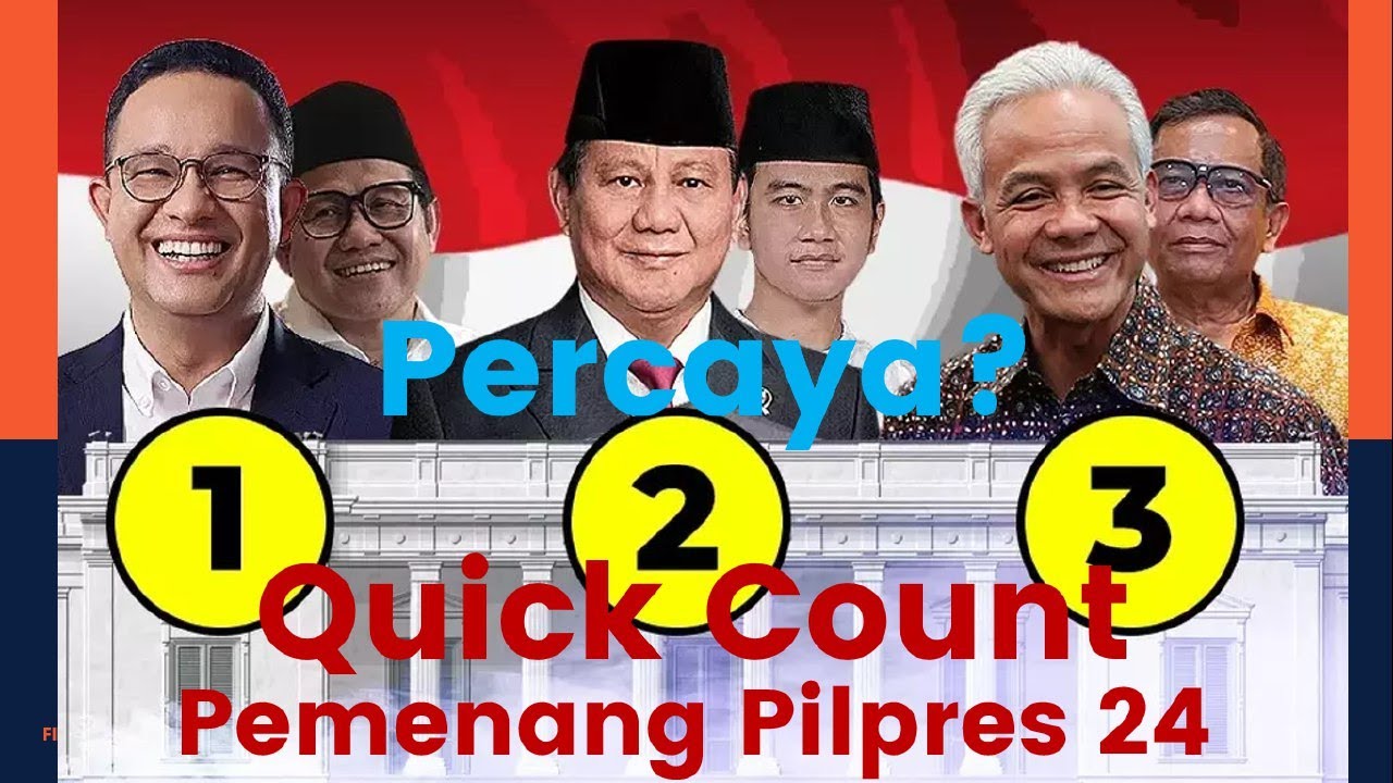 PEMENANG PILPRES 2024 QUICK COUNT VS REAL COUNT - YouTube