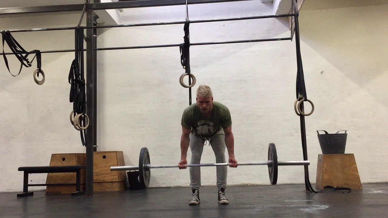 Bent-Over Barbell Rows (supinated grip) - YouTube