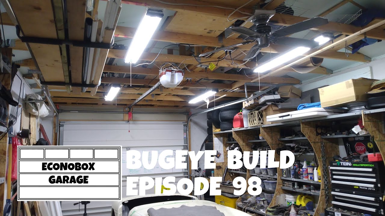 New LED lighting for the garage. I get started on an almost final sort ...