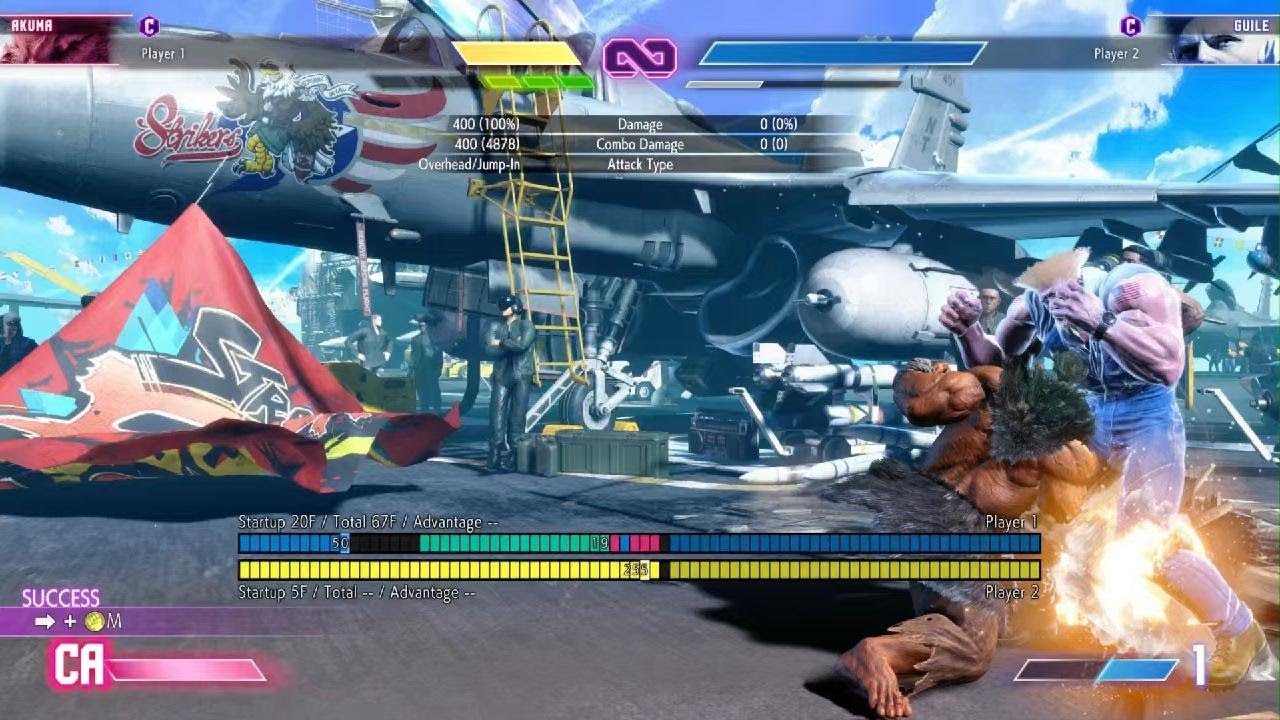 Street fighter 6 - Akuma Corner Meaty Overhead setup conversion combo ...