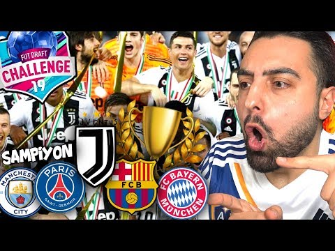 LİGİNDE ŞAMPİYON OLAN TAKIMLAR CHALLENGE ! FUT DRAFT FİFA 19