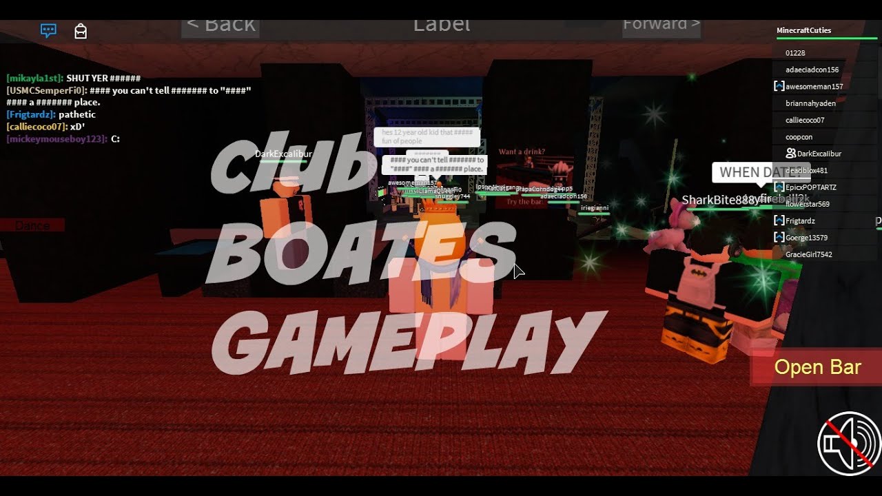 ROBLOX: CLUB BOATES GAME PLAY - YouTube