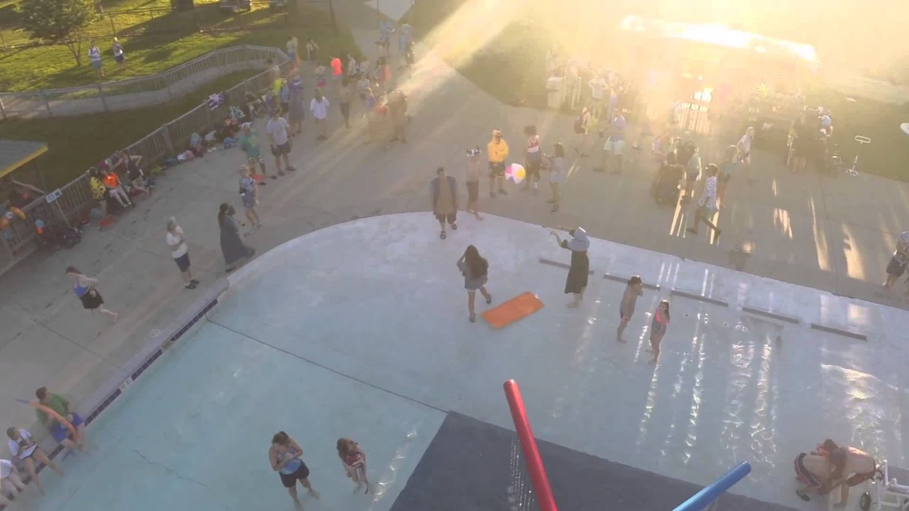 Camp Barnabas Pool Party Areal - YouTube