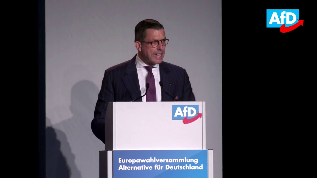 Lars Patrick Berg: Bewerbungsrede Listenplatz 4 Europawahlversammlung ...