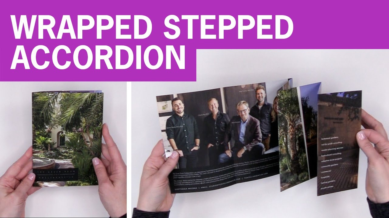 Designer Folds: Wrapped Stepped Accordion - YouTube