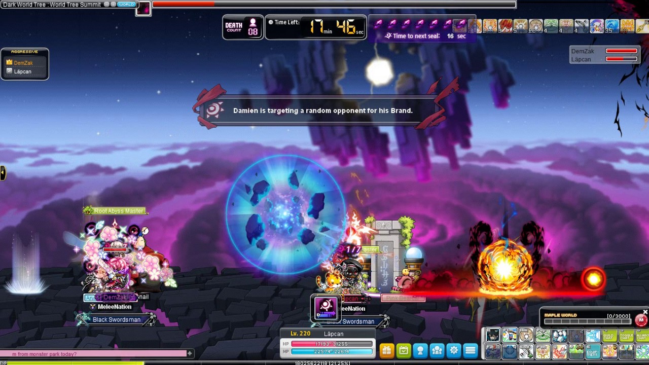 Maplestory GMS (Damien Phase 2) Duo - YouTube