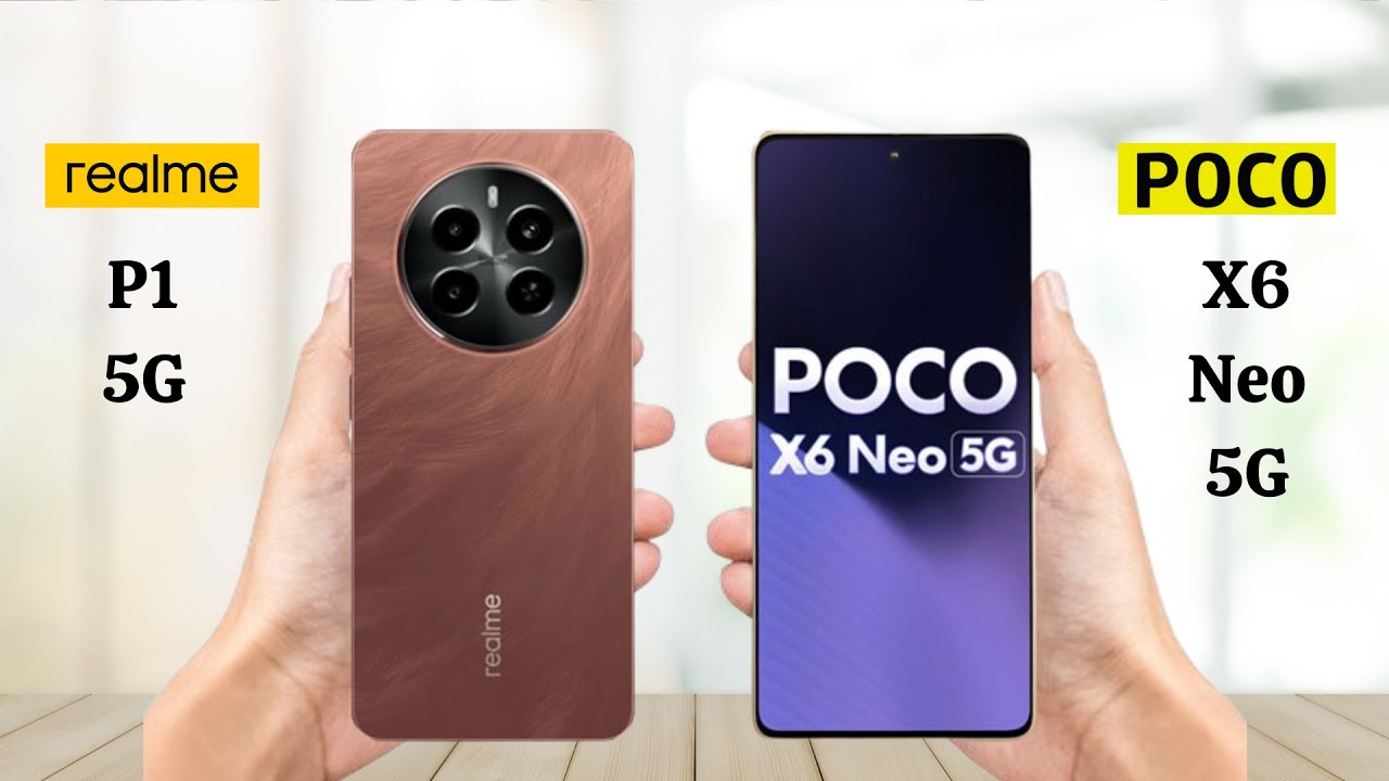 Realme P1 5G Vs Poco X6 Neo 5G - Full Comparison 2024 - YouTube