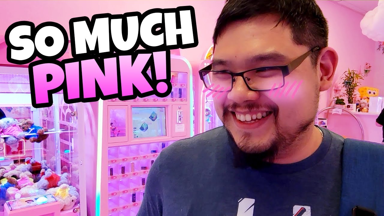 The Pinkest Arcade EVER? Playing Claw Machines at Pink Wa Wa Arcade ...