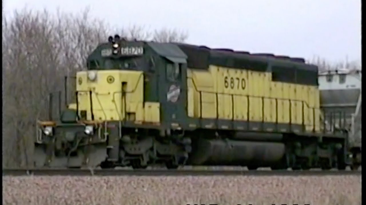1996_03_11 CNW Marshalltown to Colo Hot Wheels on Hopper NS U23B - YouTube