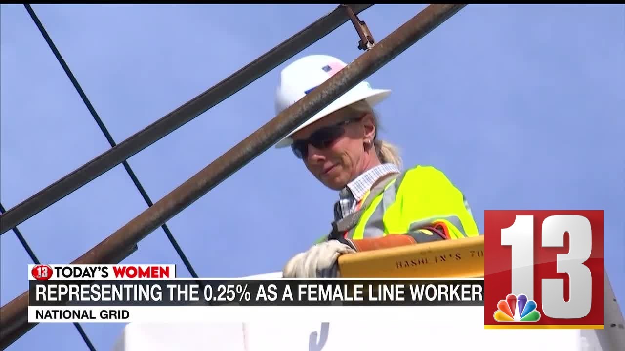 Woman represents 0.25% as female National Grid line worker in NY state ...