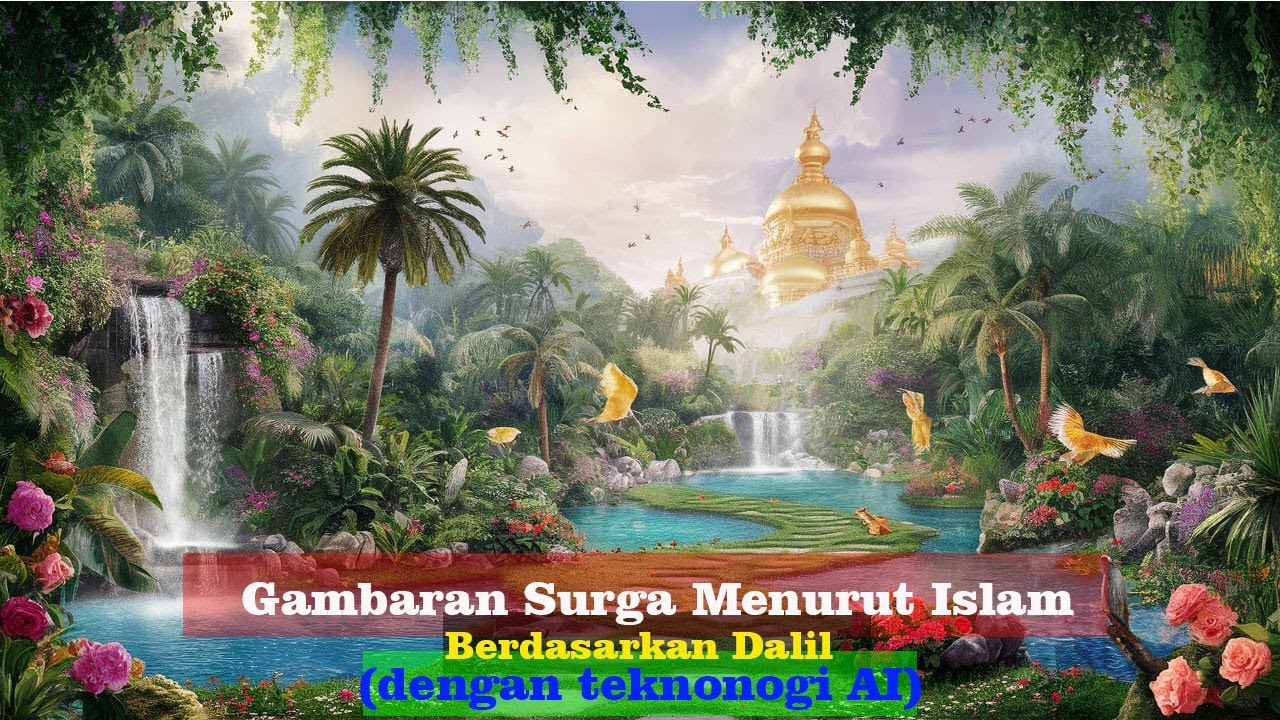 gambaran surga menurut islam berdasarkan dalil (dengan teknologi AI ...