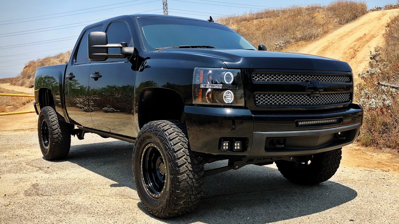My Lifted 2011 Chevy Silverado LTZ 6.2L 4X4 walk around - YouTube