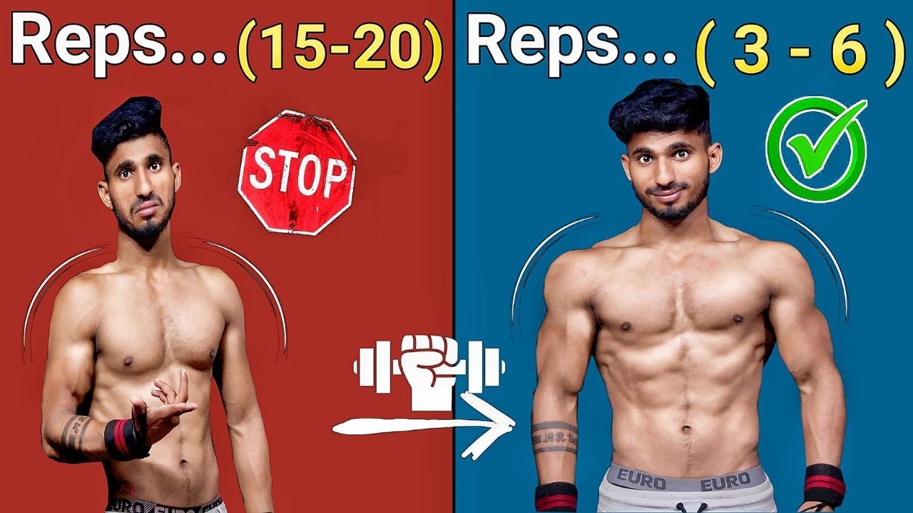 Stop Doing 20 Reps..🚷 | High vs Low Reps ( Science - Besed) | Mr Tinku ...
