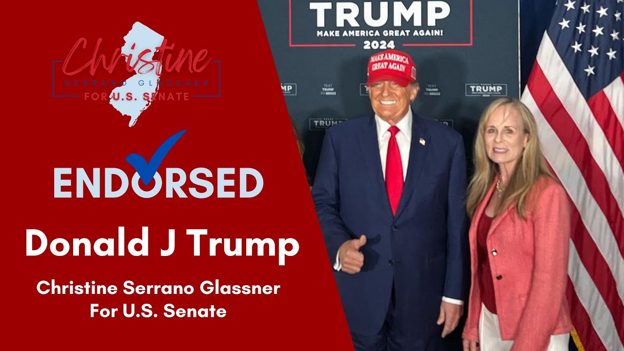 Donald J Trump Endorses Christine Serrano Glassner for U.S Senate - YouTube