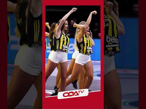 Sosyal medyanın konuştuğu kare: Zalgiris kızlarından dans şovu  #shorts