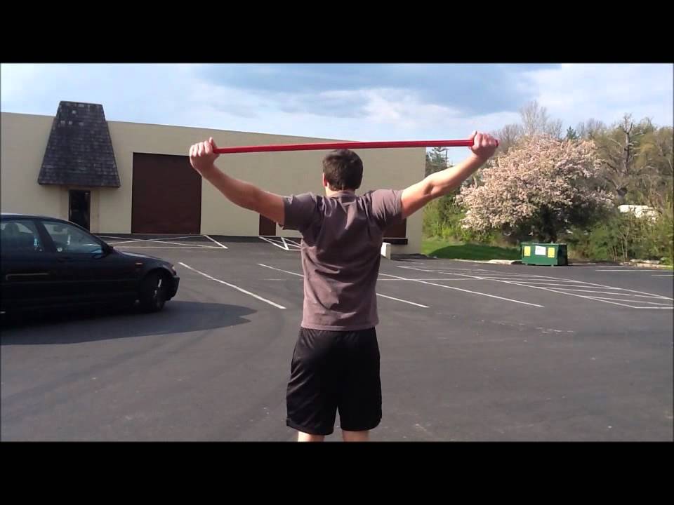 Shoulder and Scapular Mobilization with a Band - YouTube