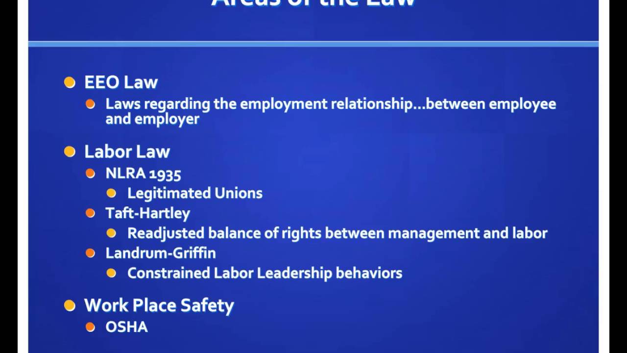 Introduction to EEO Law - YouTube