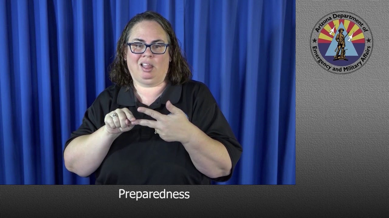 Preparedness (ASL) - YouTube