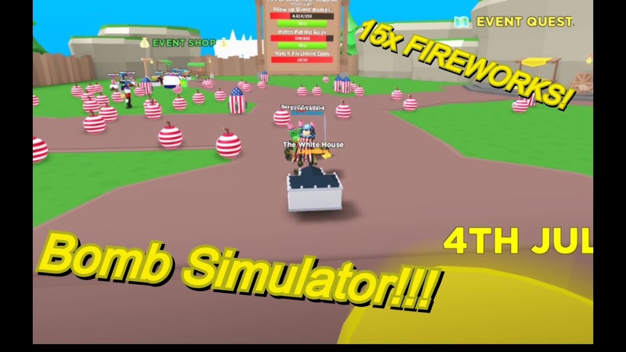 BOMB SIMULATOR (15x FIREWORKS) - YouTube