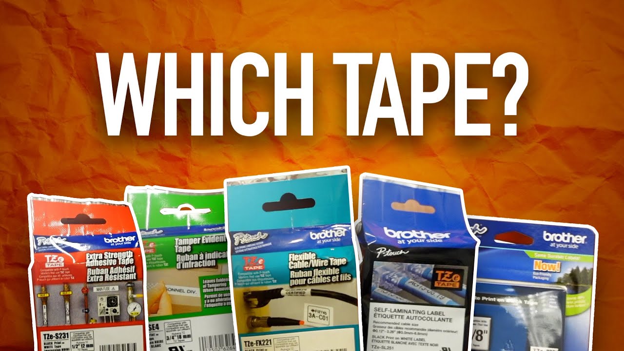 Different Types of Brother Labeling Tapes - Find Your Right Fit! - YouTube