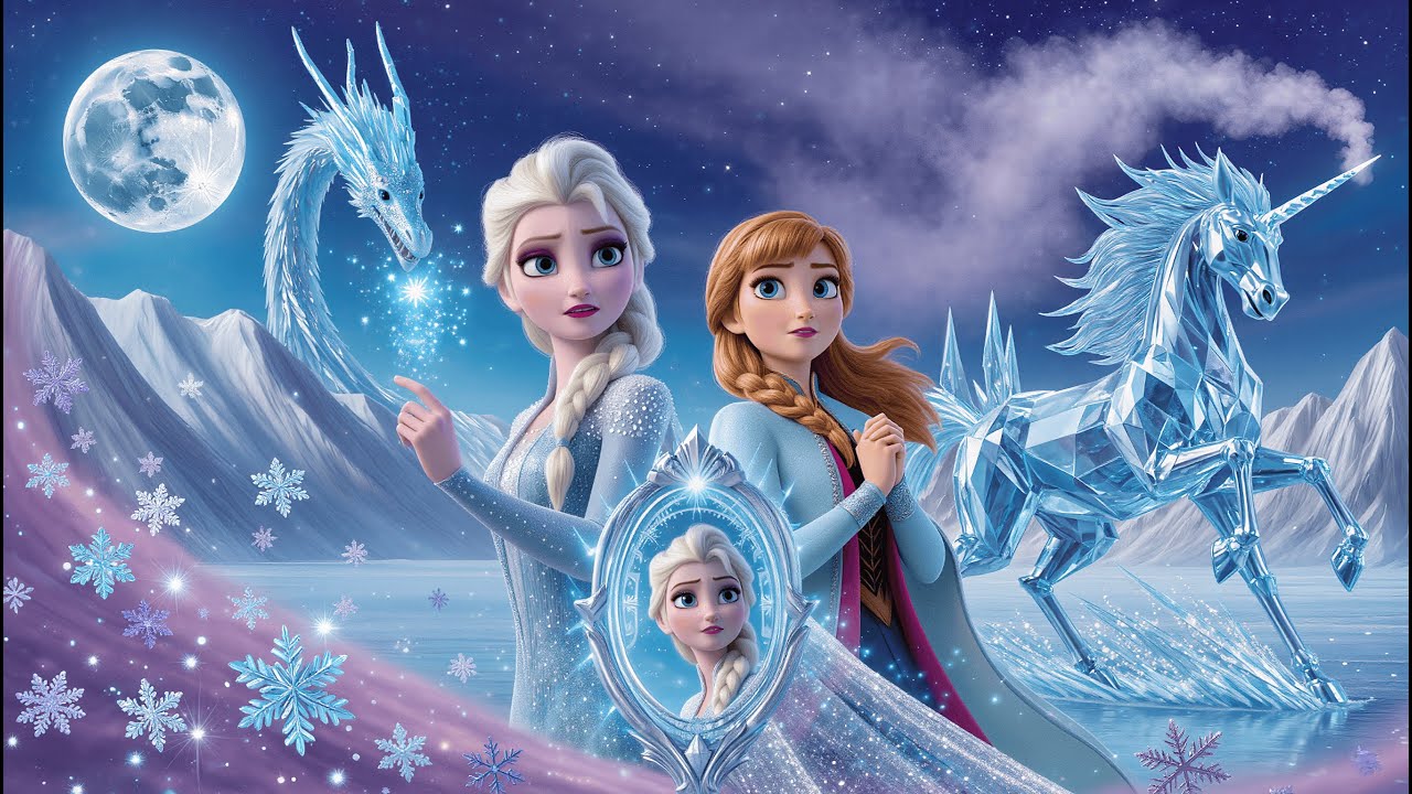 Frozen el espejo congelado y la profecía de la luna de cristal # ...