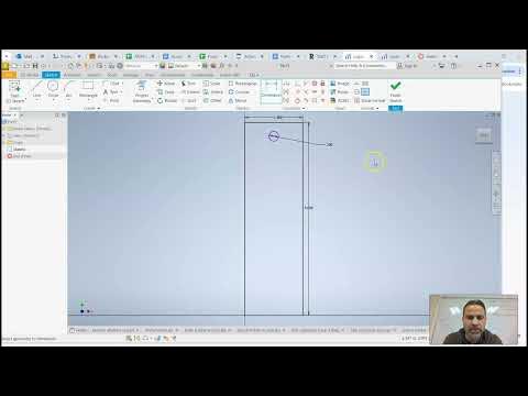 Inventor - rectangular pattern tool - YouTube