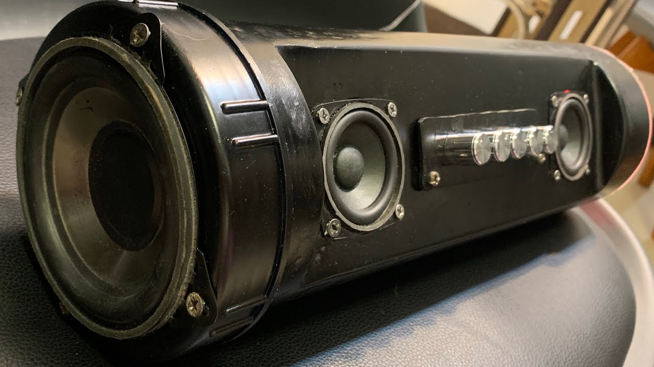 DIY BLUETOOTH SPEAKER FROM OLD PVC PIPE | BOOM BOX | 2.1 setup - YouTube