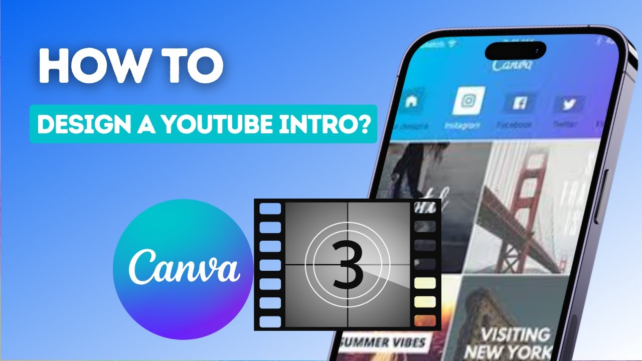 How to design a YouTube intro on Canva? - YouTube