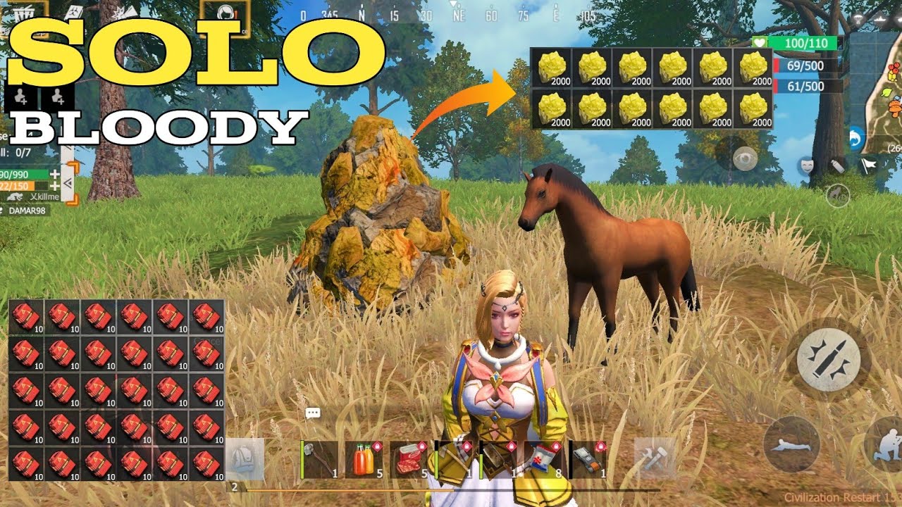 Solo journey - Solo Lucky super sulfur mine Bloody Part 1-Last Island ...