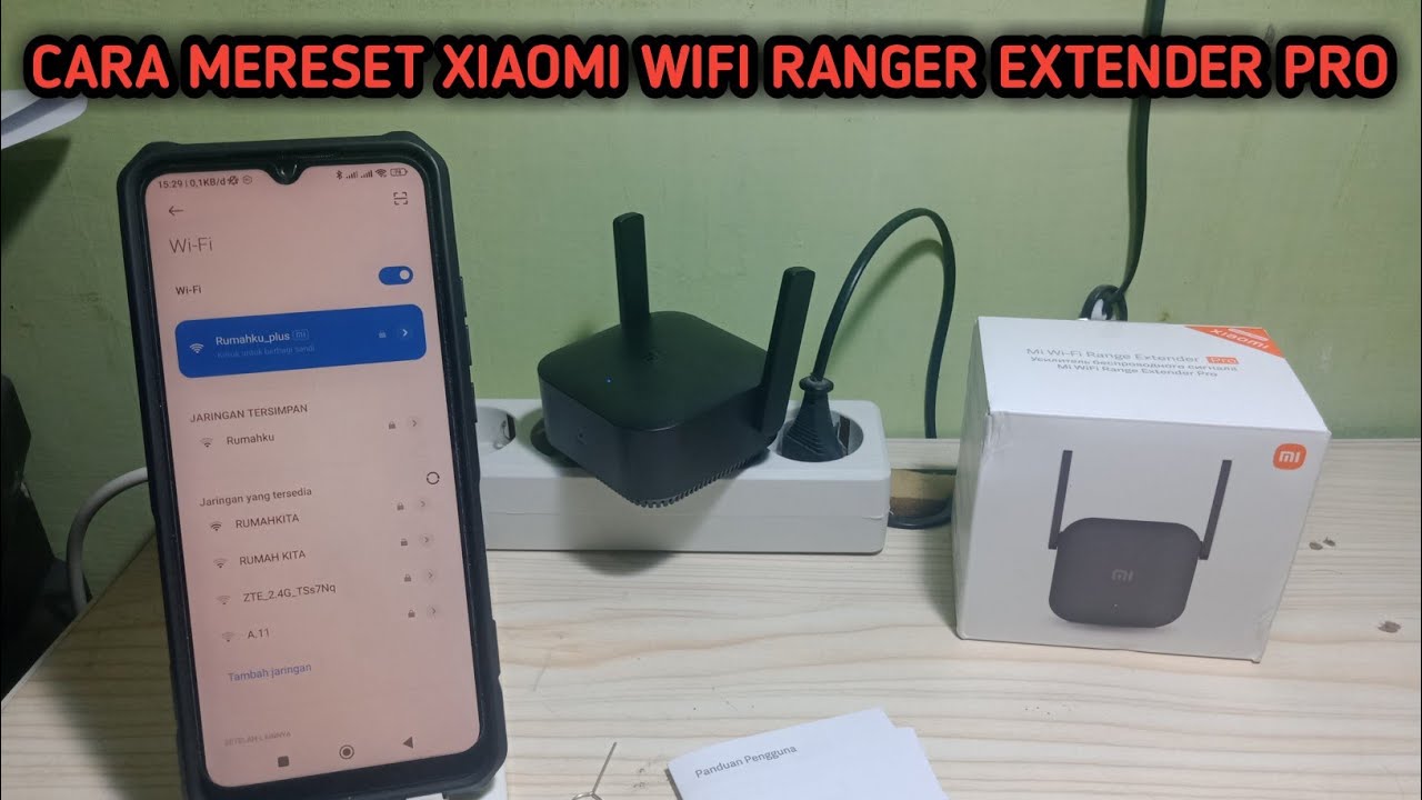 Cara mereset Mi wifi range extender pro || Ganti wifi utama yg ...