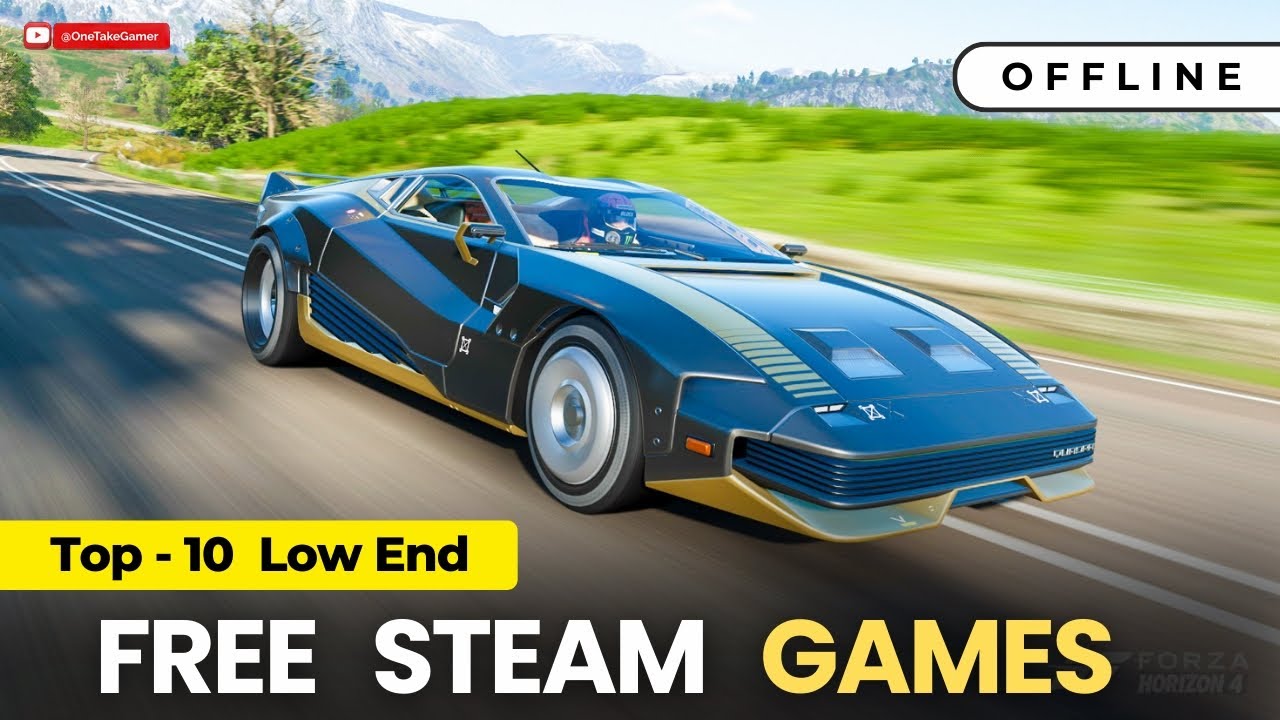 Top 10 Free Steam Games for Low End PC || Free Games on Steam || One ...