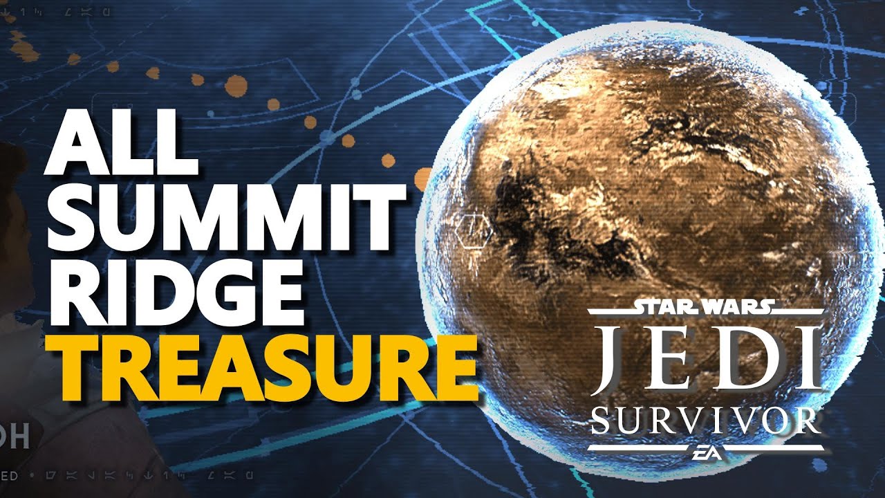 All Summit Ridge Treasure Star Wars Jedi Survivor - YouTube