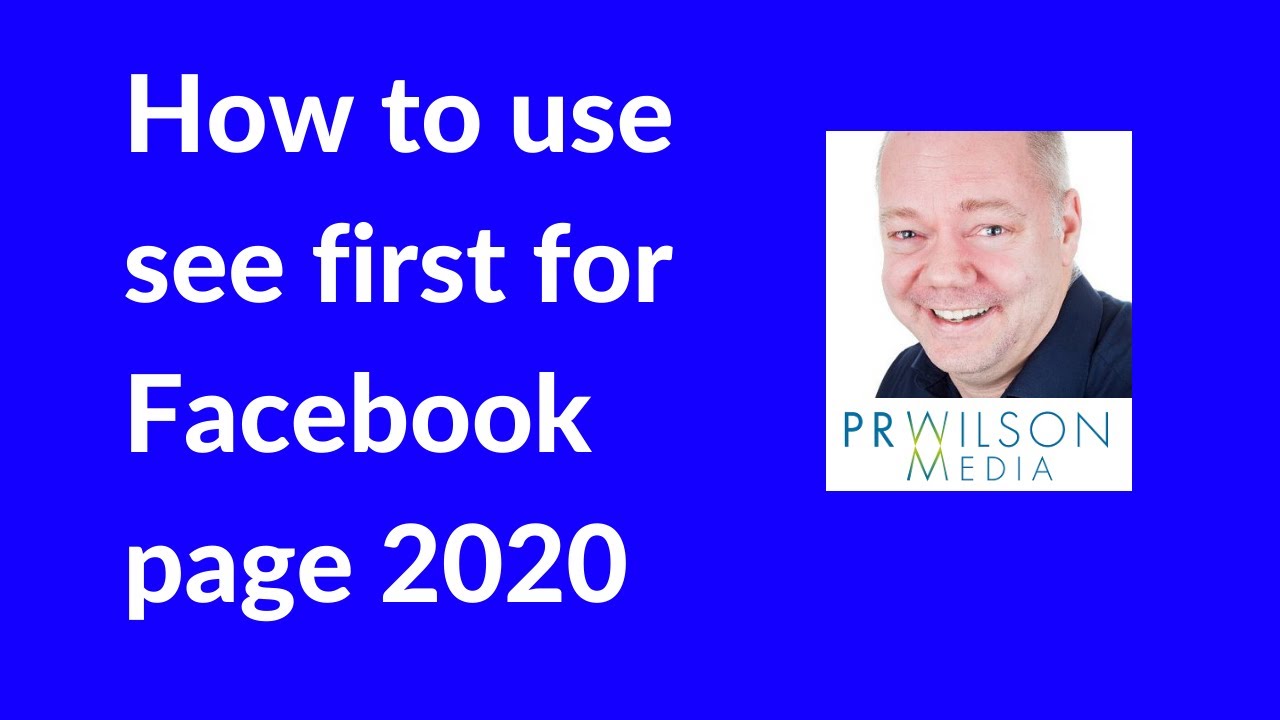How to use see first for Facebook pages 2020 - YouTube