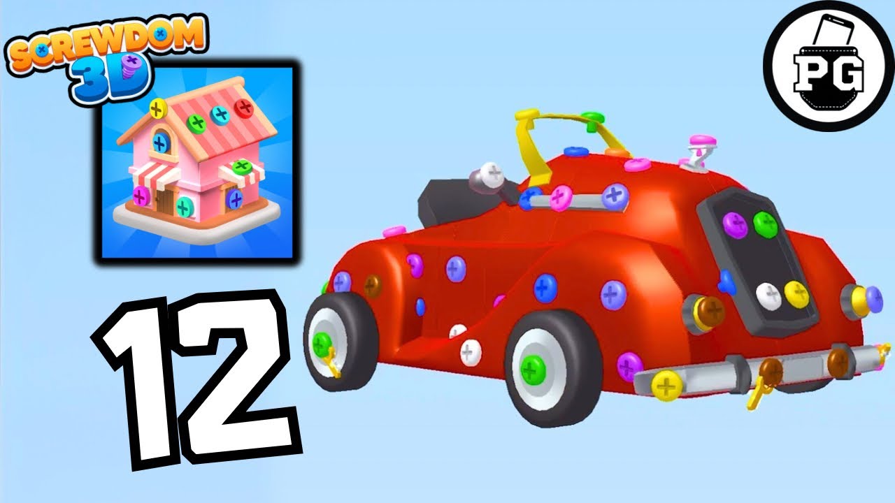 This Car is Super-Fun For Unscrew 🔩 Screwdom 3D - Gameplay Walkthrough ...