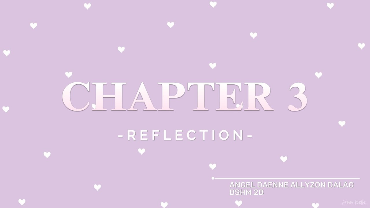 SCM-CHAPTER 3 (REFLECTION) - YouTube
