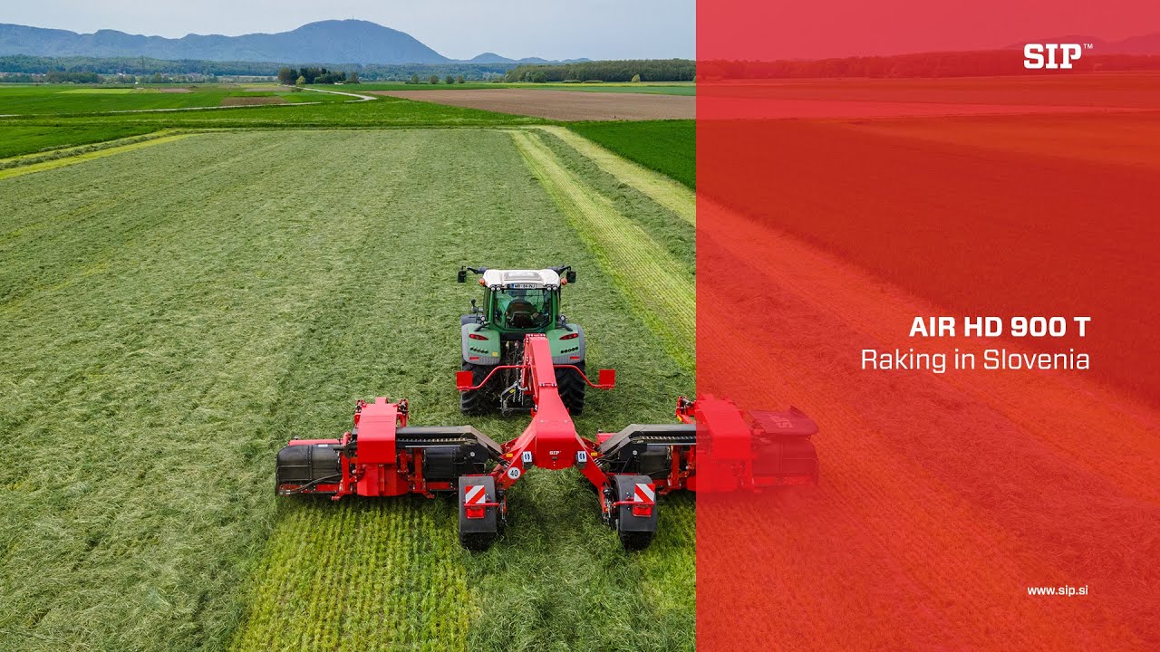 SIP | AIR HD 900 T at Leskovar and Napast Farms in Slovenia - YouTube