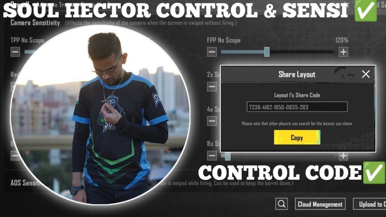 (2023) SOUL HECTOR SENSITIVITY CODE 2.7/ SOUL HECTOR CONTROL CODE 2.7/ #hector ALL BASIC SETTING ...