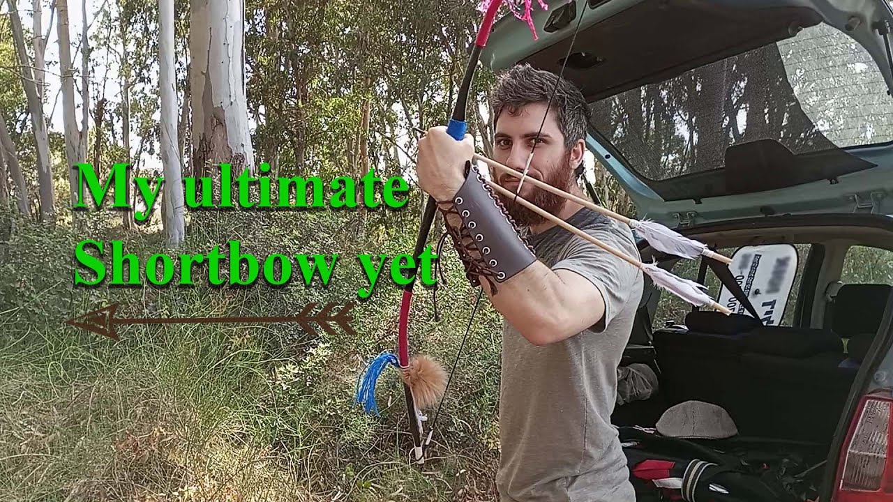 My best shortbow yet. A short run of my bow making process - YouTube