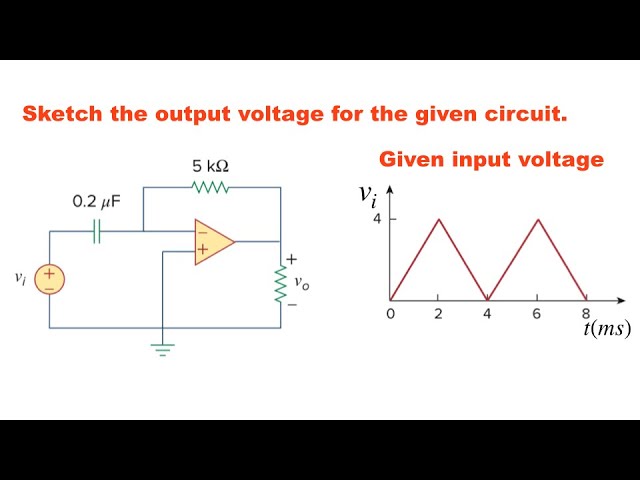 Solved Draw V3 And Vout Voltage Waveforms Show The Calculation