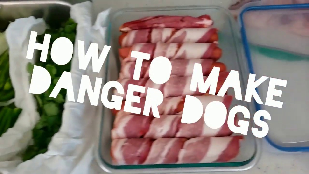 How to Make Danger Dogs Los Angeles Bacon Hot Dogs Street Food - YouTube