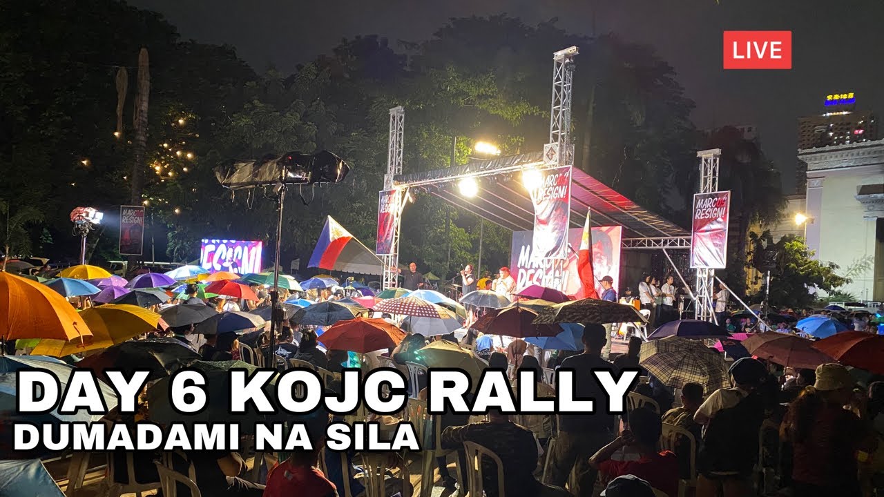 DAY 6 KOJC NG DAVAO AT DDS DUTERTE SUPPORTERS RALLY SA LIWASAN ...