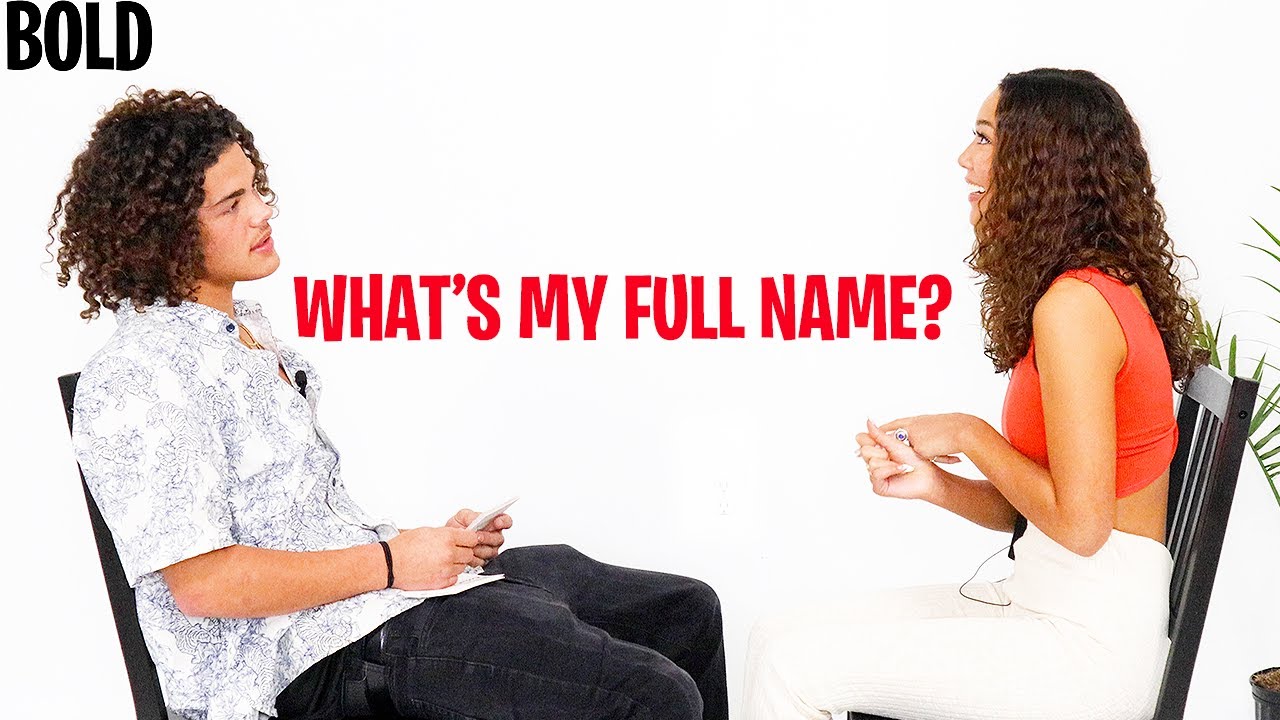 COUPLE ASK EACH OTHER "22 QUESTIONS" | BOLD - YouTube