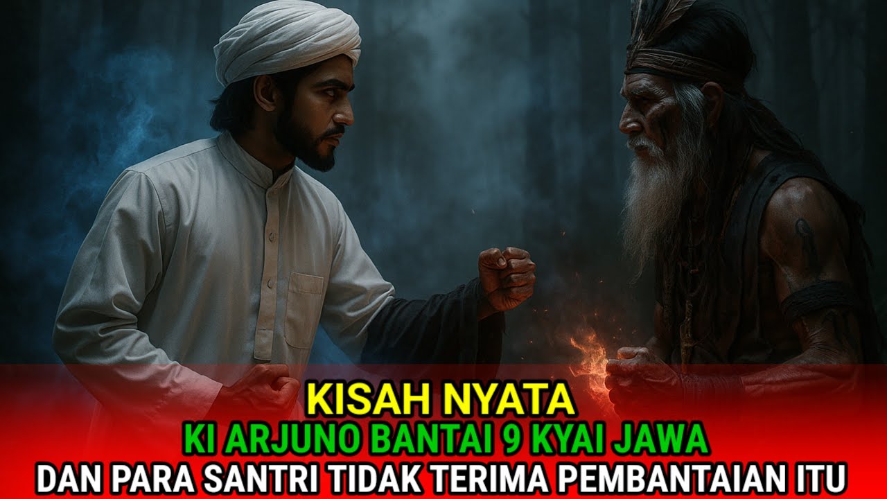 KISAH NYATA!! KI ARJUNO B4NTAI 9 KYAI DI JAWA DAN SEORANG PEMUDA SANTRI ...