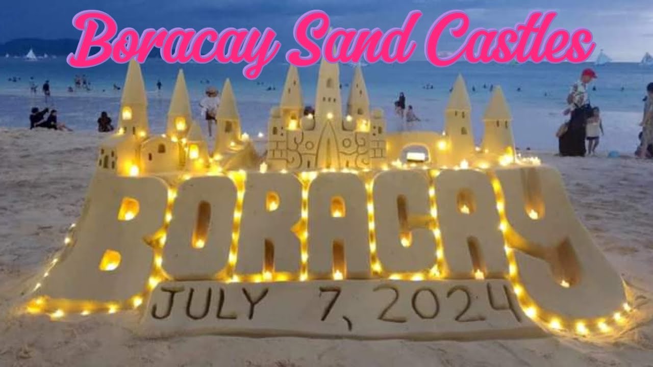 The Amazing Sand Castles in Boracay Island 🇵🇭 - YouTube