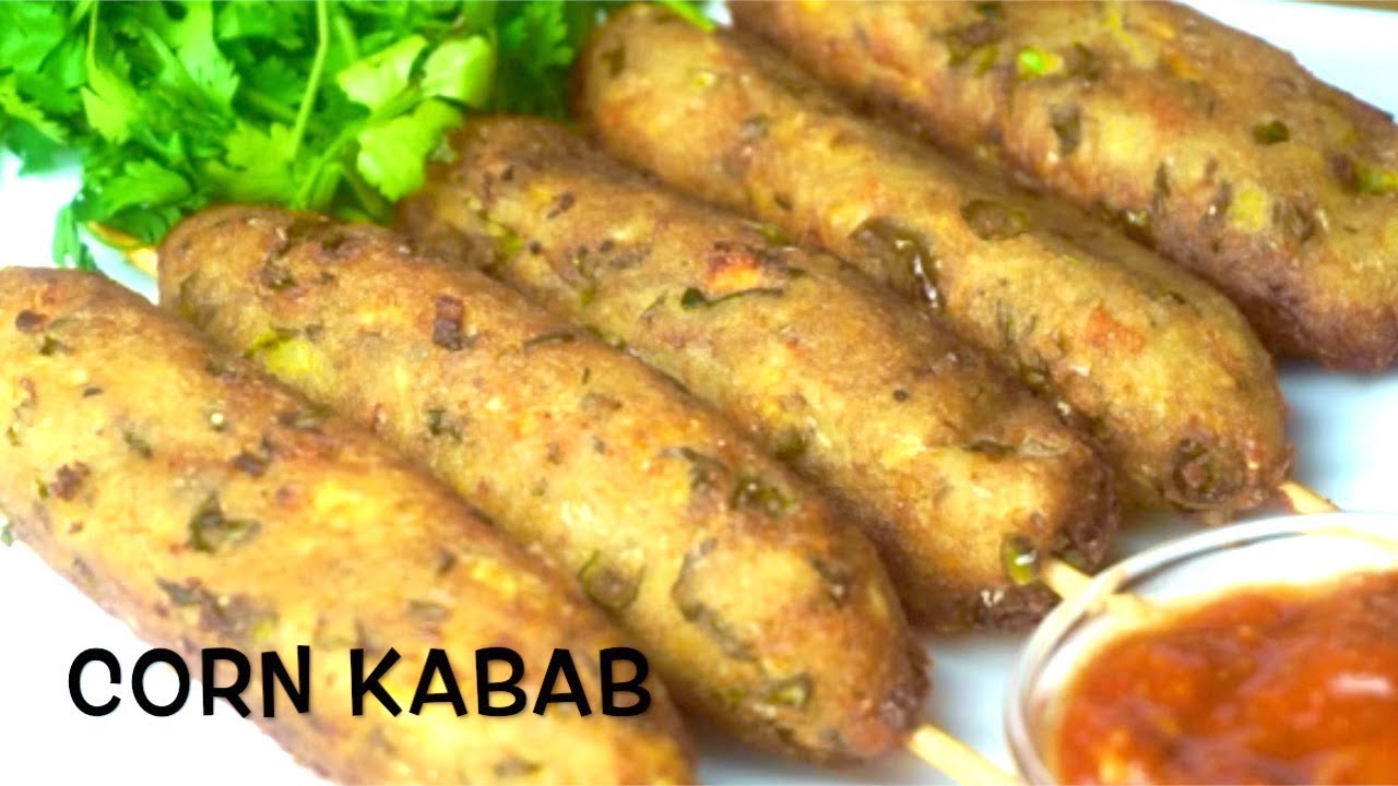 Corn Kabab Recipe | Easy Snack Recipe | Corn Recipe - YouTube