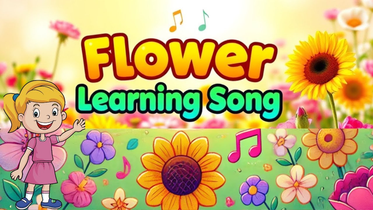 Flower Names Song for Kids | Learn 20 Beautiful Flowers 🌼🌸🌷 - YouTube
