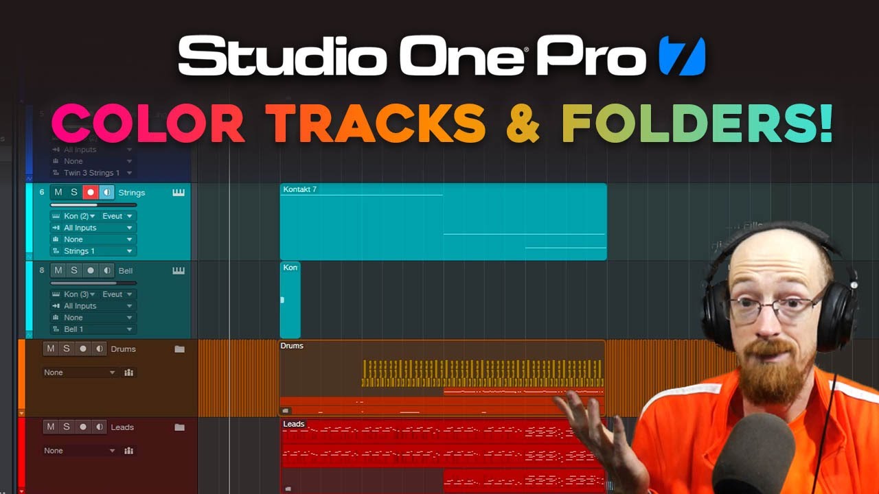 Studio One Pro 7 Tips: Use Folder Tracks and Color for Smarter Sessions ...